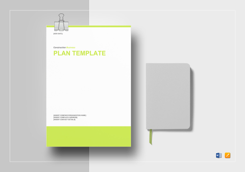 Construction Business Plan Template in Word, Google Docs, Apple Pages
