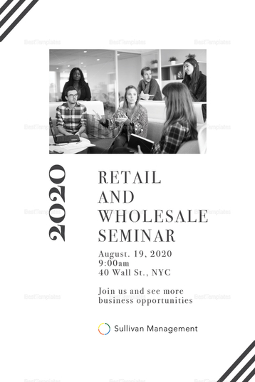 Seminar Invitation Card Design Template in PSD, Word, Publisher ...