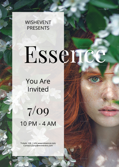 Essences Flyer Design Template in PSD, Word, Publisher, Illustrator ...