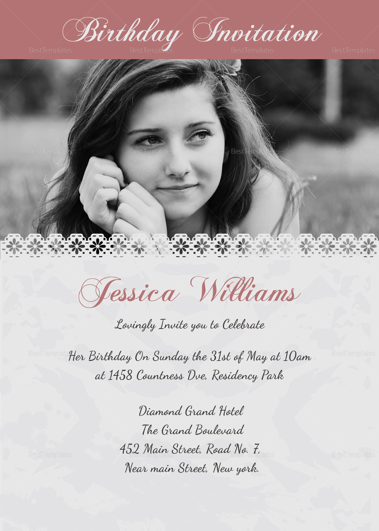 Birthday Card Invitations Birthday Invitation Cards Amazon 