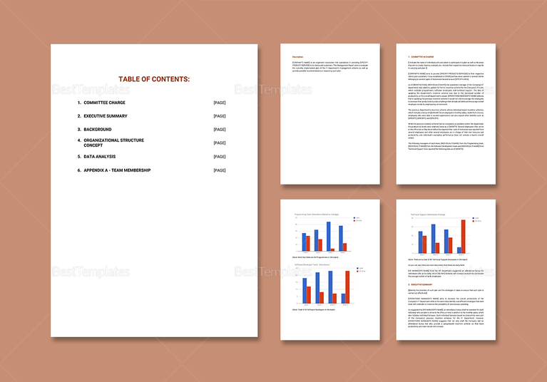 IT Management Report Template in Word, Google Docs, Apple Pages