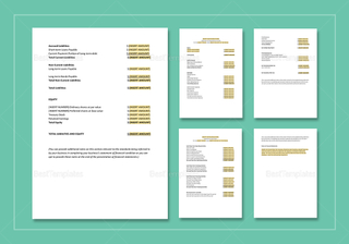 Financial Statement Template in Word, Google Docs, Apple Pages