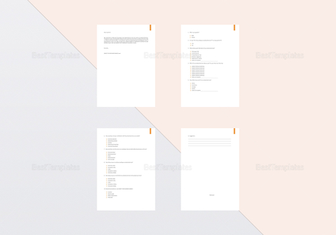Customer Satisfaction Survey Template in Word, Google Docs, Apple Pages