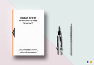 New Business Project Report Template in Word, Google Docs, Apple Pages