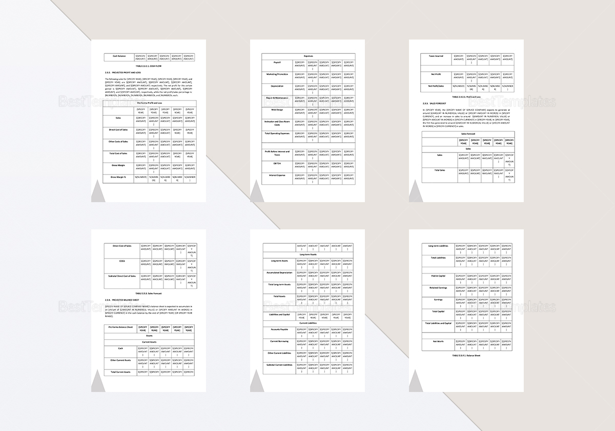 Service Report Template in Word, Google Docs, Apple Pages