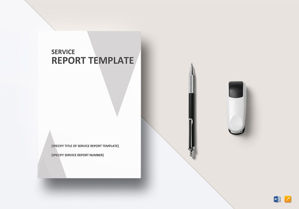 Service Report Template in Word, Google Docs, Apple Pages
