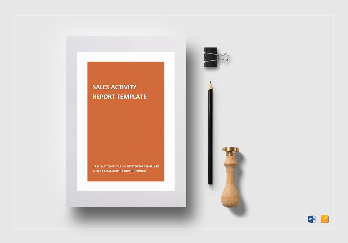 Sales Activity Report Template in Word, Google Docs, Apple Pages