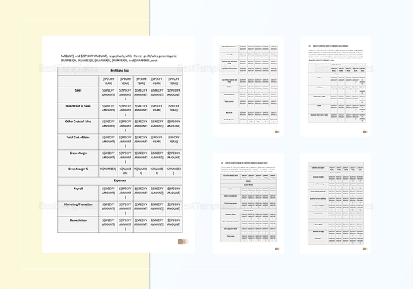 Sample Financial Report Template in Word, Google Docs, Apple Pages