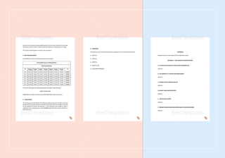 Post Training Report Template in Word, Google Docs, Apple Pages