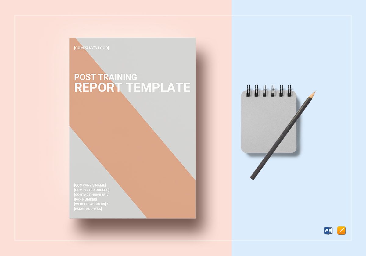 Post Training Report Template In Word Google Docs Apple Pages