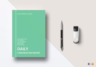 Daily Construction Report Template in Word, Google Docs, Apple Pages