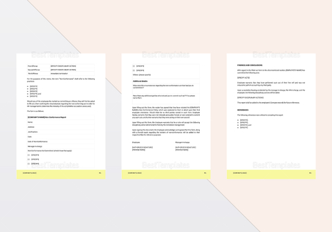 Non Conformance Report Template in Word, Google Docs, Apple Pages