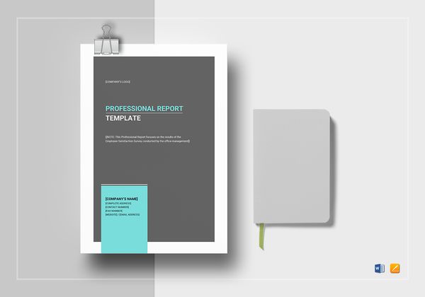 Professional Report Template in Word, Google Docs, Apple Pages