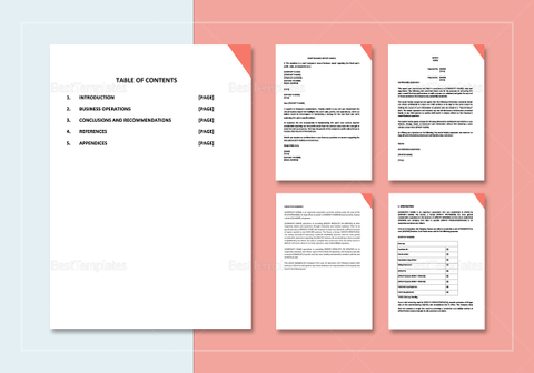 Short Business Report Template in Word, Google Docs, Apple Pages