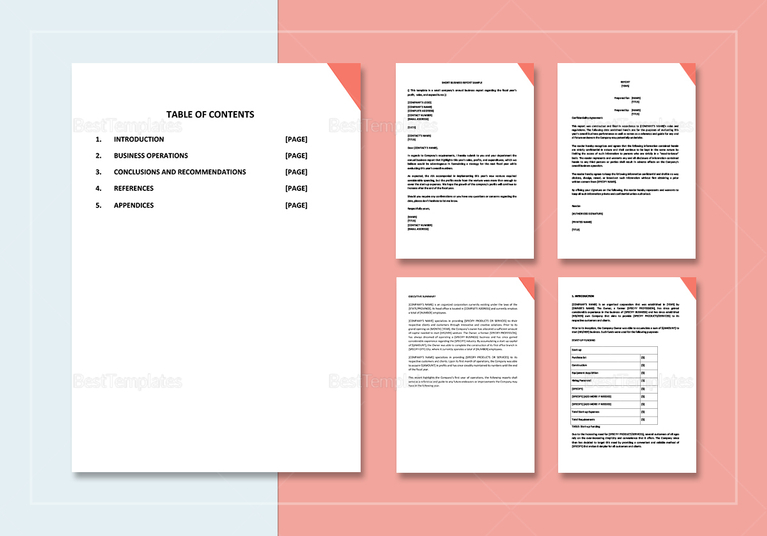 Short Business Report Template in Word, Google Docs, Apple Pages