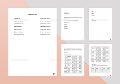 Year End Report Template in Word, Google Docs, Apple Pages