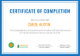 Insurance Completion Certificate Design Template in PSD, Word ...
