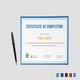Insurance Completion Certificate Design Template in PSD, Word ...