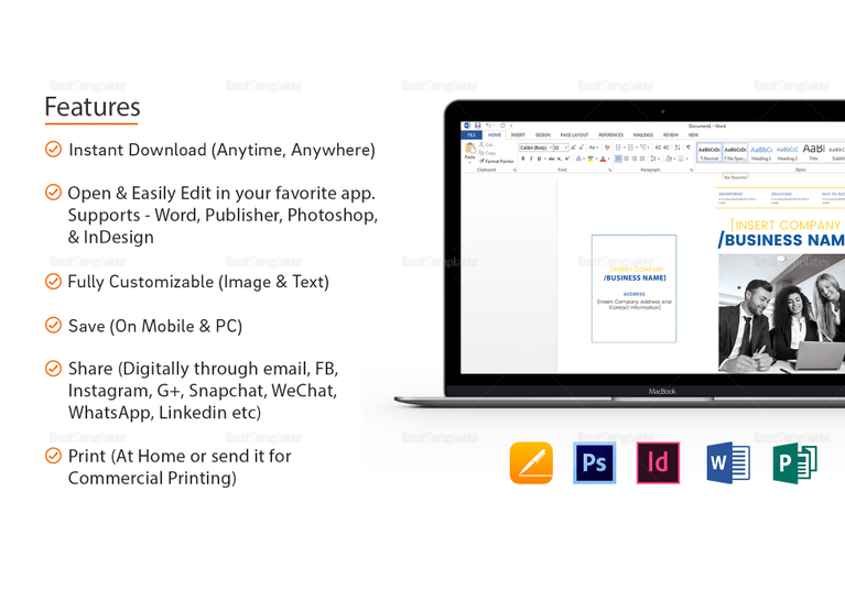 Advertising Catalog Template in PSD, Word, Publisher, InDesign, Apple Pages