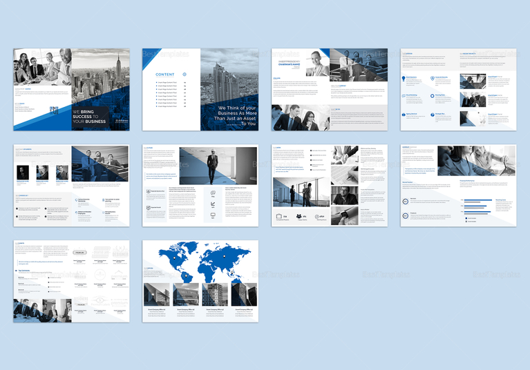 Business Catalog Template in PSD, Word, Publisher, InDesign, Apple Pages