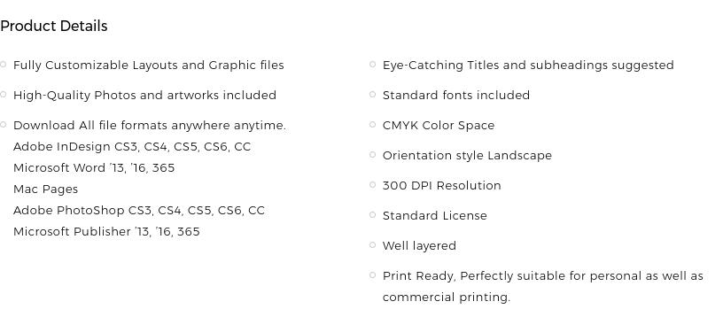Business Catalog Template in PSD, Word, Publisher, InDesign, Apple Pages