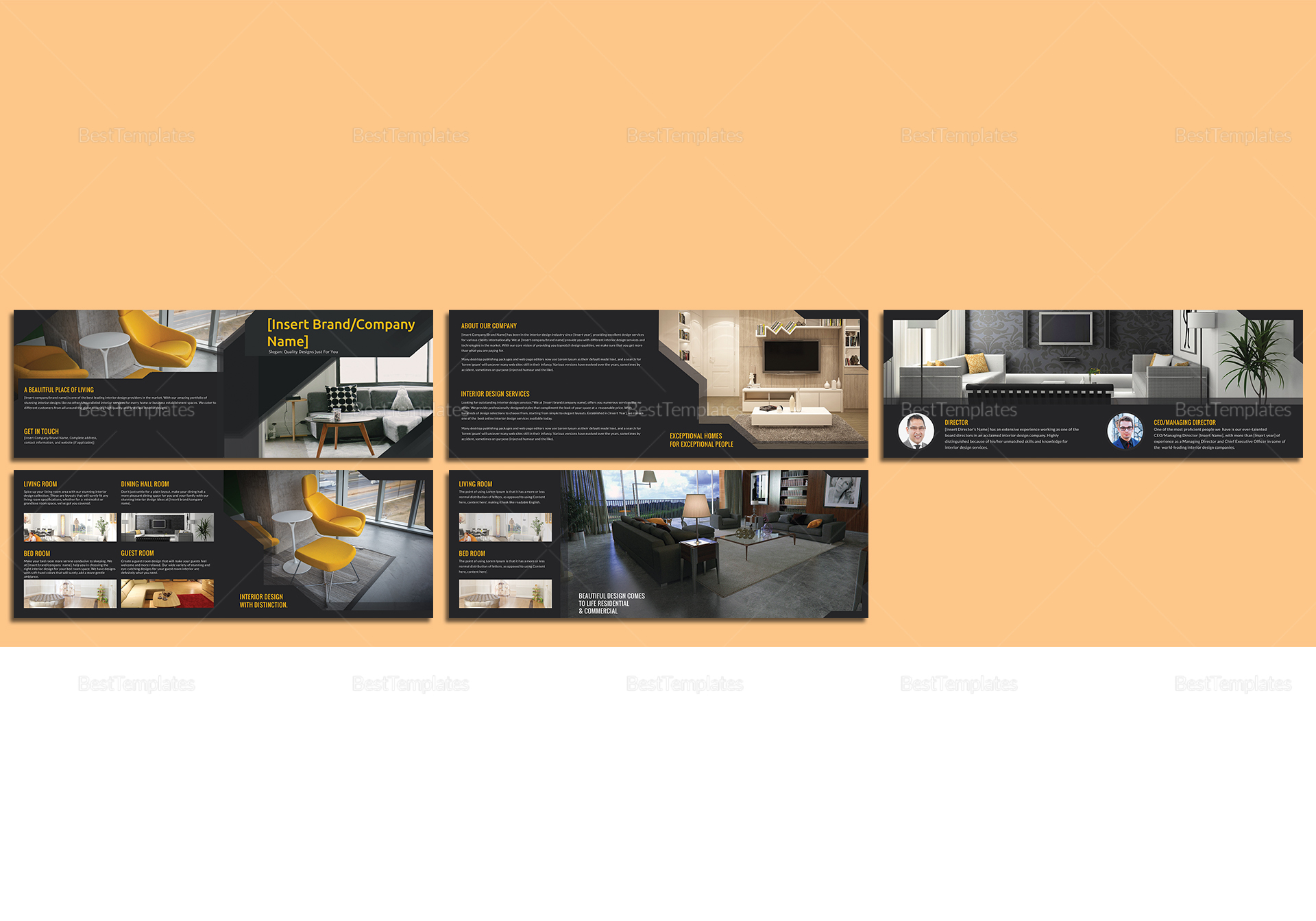 Interior Catalog Template in PSD, Word, Publisher, InDesign, Apple Pages
