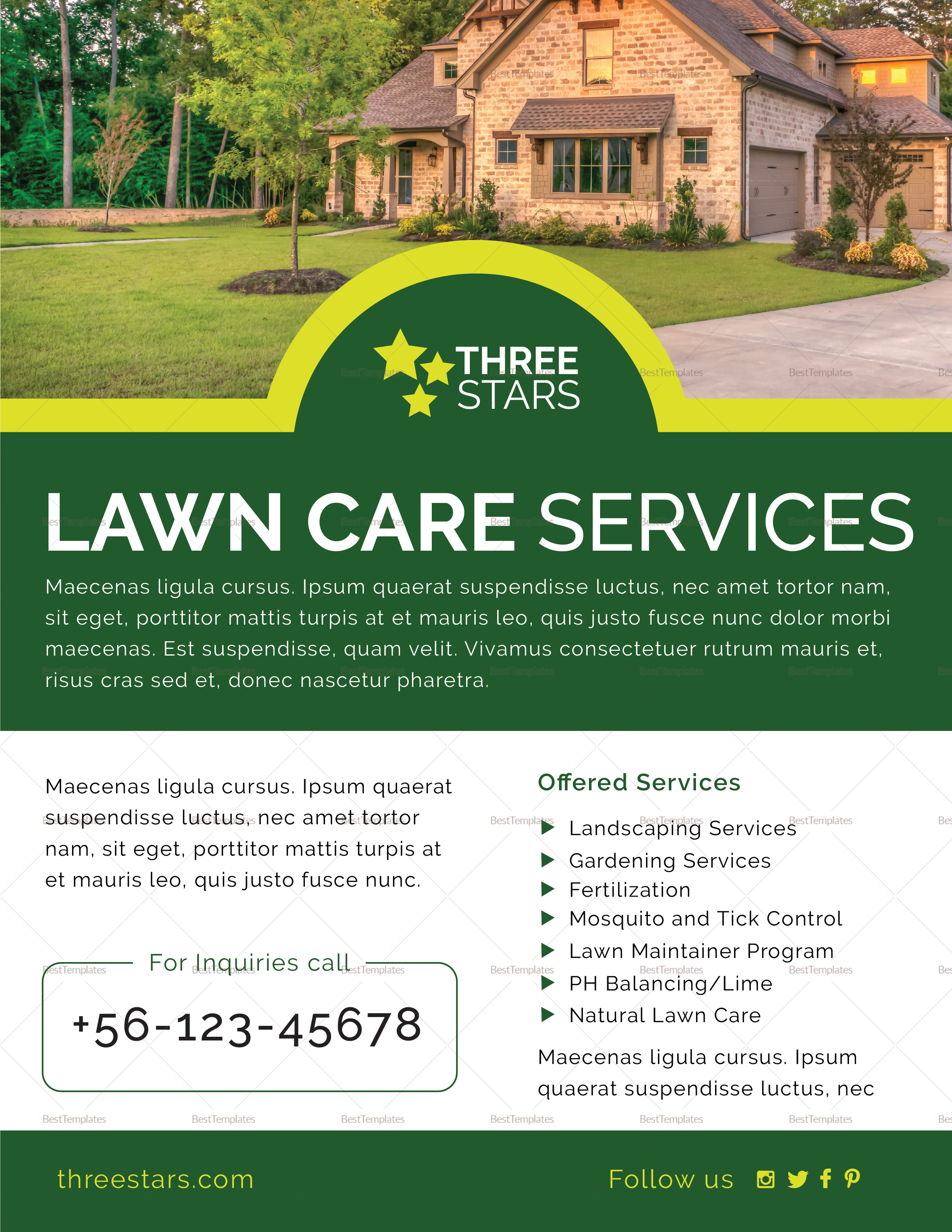 Landscaping Flyer Templates