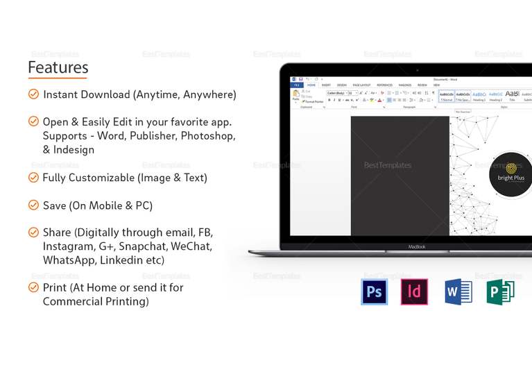 A4 Google Magazine Template in PSD, Word, Publisher, InDesign