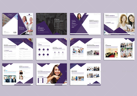 College Magazine Template in PSD, Word, Publisher, InDesign
