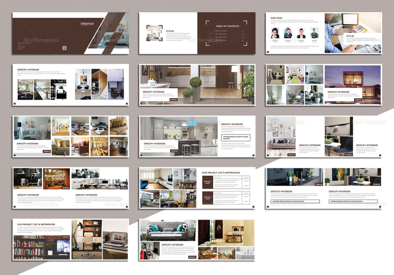 28 Pages Interior Design Magazine Template in PSD, Word, Publisher ...
