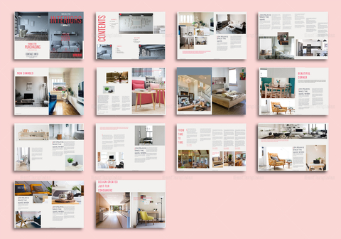 Interior Magazine Template in Word, Publisher, InDesign