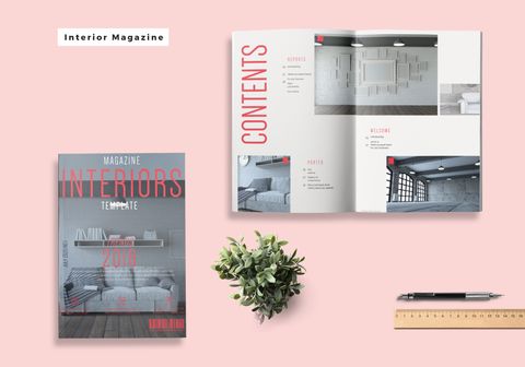 Interior Magazine Template in Word, Publisher, InDesign