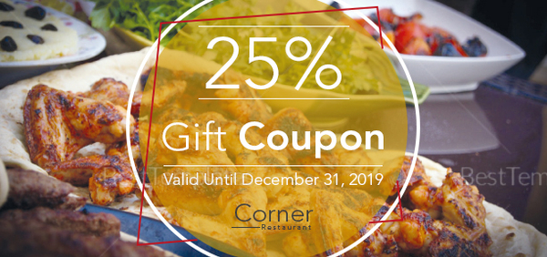 Restaurant Gift Coupon Design Template in PSD, Word, Publisher ...