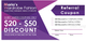 Purple Referral Coupon Design Template in PSD, Word, Publisher ...