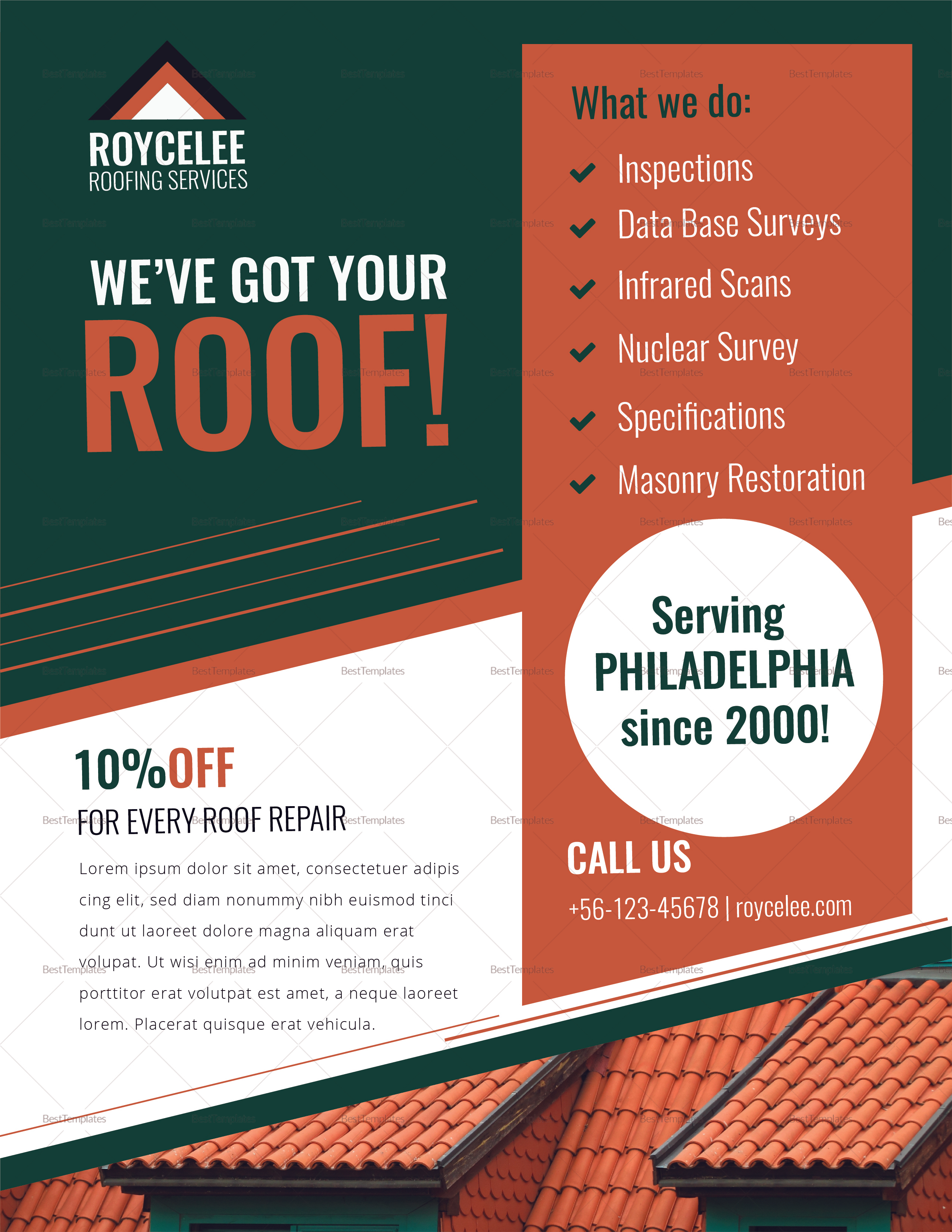 Roofing Flyer Templates Free