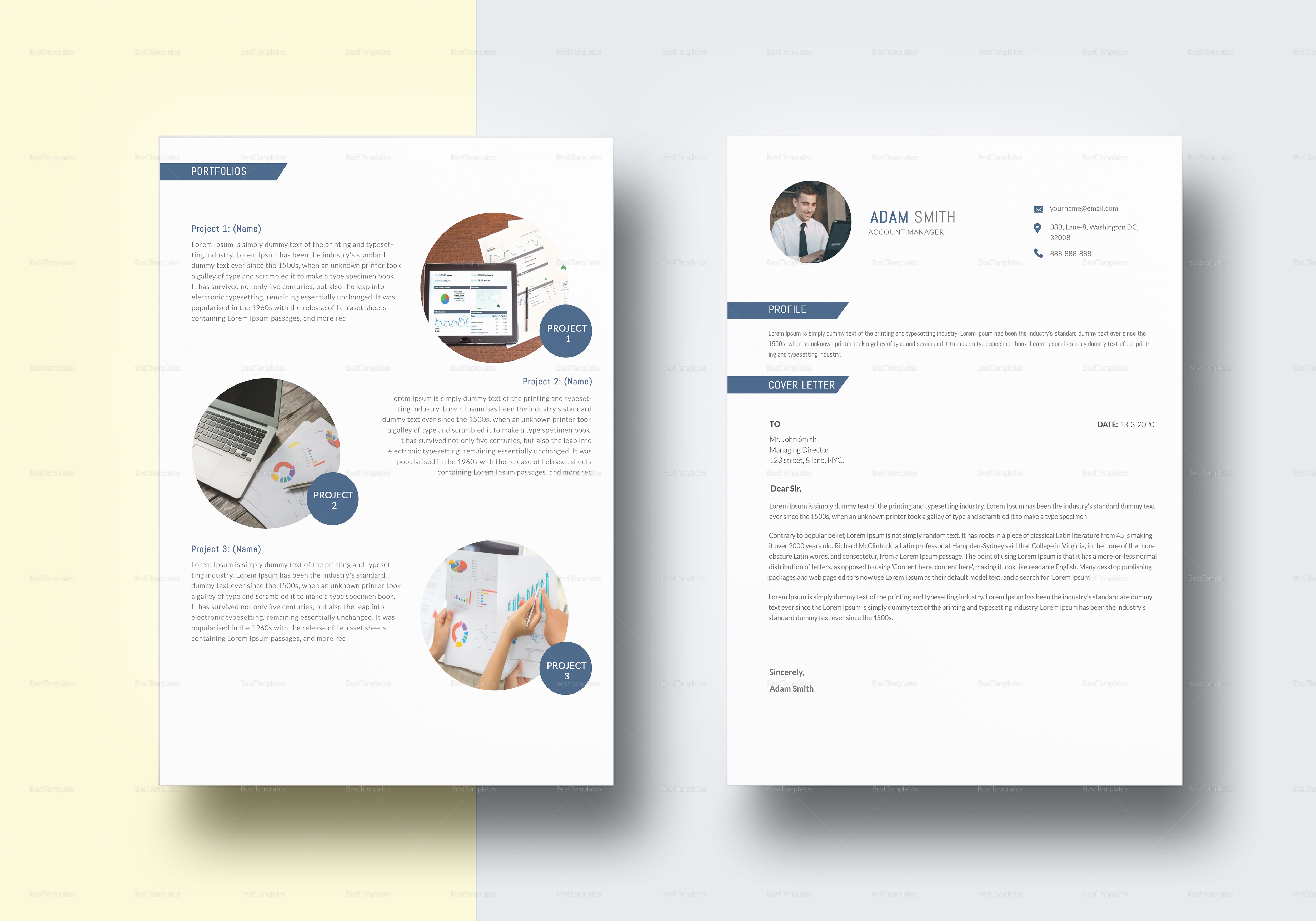 Professional Accounting Resume Design Template in PSD, Word, Publisher ...