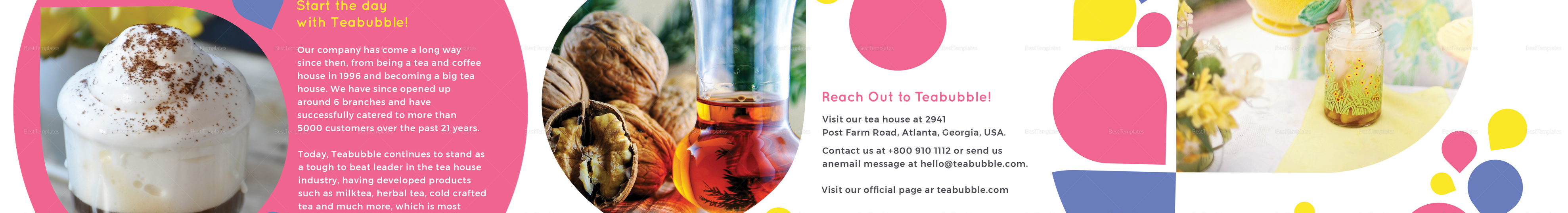 Circle Brochure Design Template in PSD, Word, Publisher, Illustrator ...