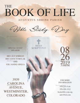 The Book of Life Flyer Design Template in PSD, Word, Publisher ...