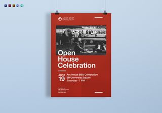 Academic Celebration Poster Design Template in PSD, Word, Publisher ...