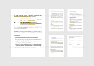 Copyright Assignment Template in Word, Apple Pages