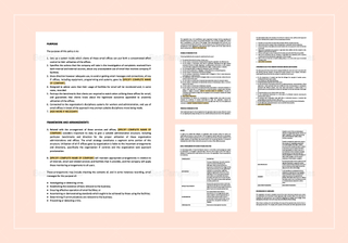 Email Policy Template in Word, Apple Pages