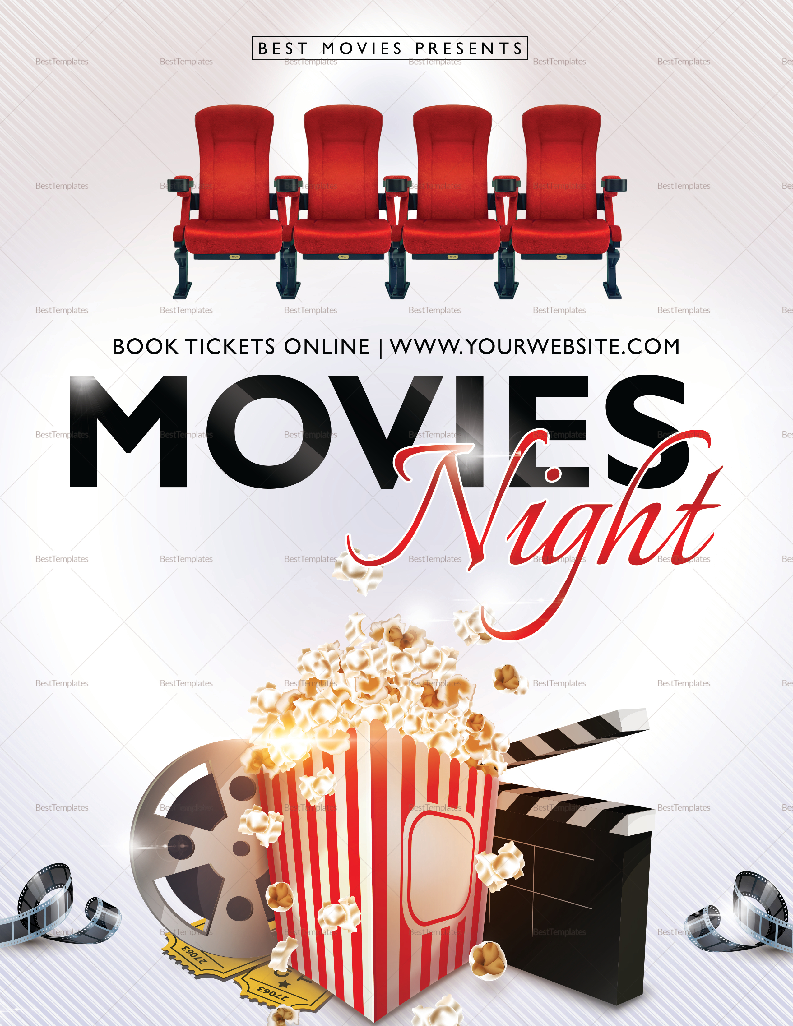 Movie Flyer Template Word - Detrester.com