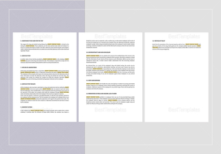 Drug Testing Policy Template in Word, Apple Pages