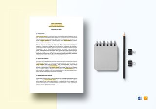 Paid-Time-Off Policy Template in Word, Apple Pages