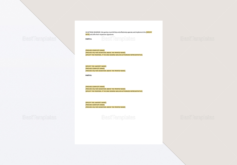 Offer To Purchase Shares Agreement Venture Capital Template in Word ...