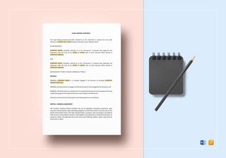 Sample Legal Binding Contract Template in Word, Apple Pages