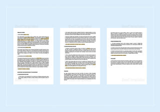 Investment Memo Template in Word, Apple Pages