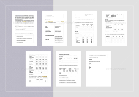 Hotel Competitor Analysis Template in Word, Apple Pages