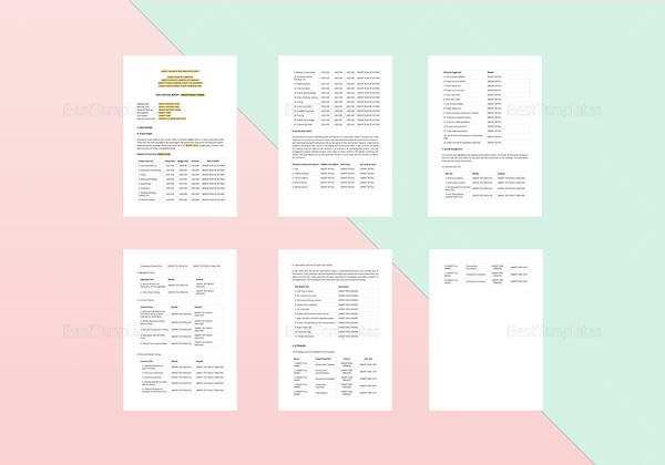 Daily Meeting Report Template in Word, Apple Pages
