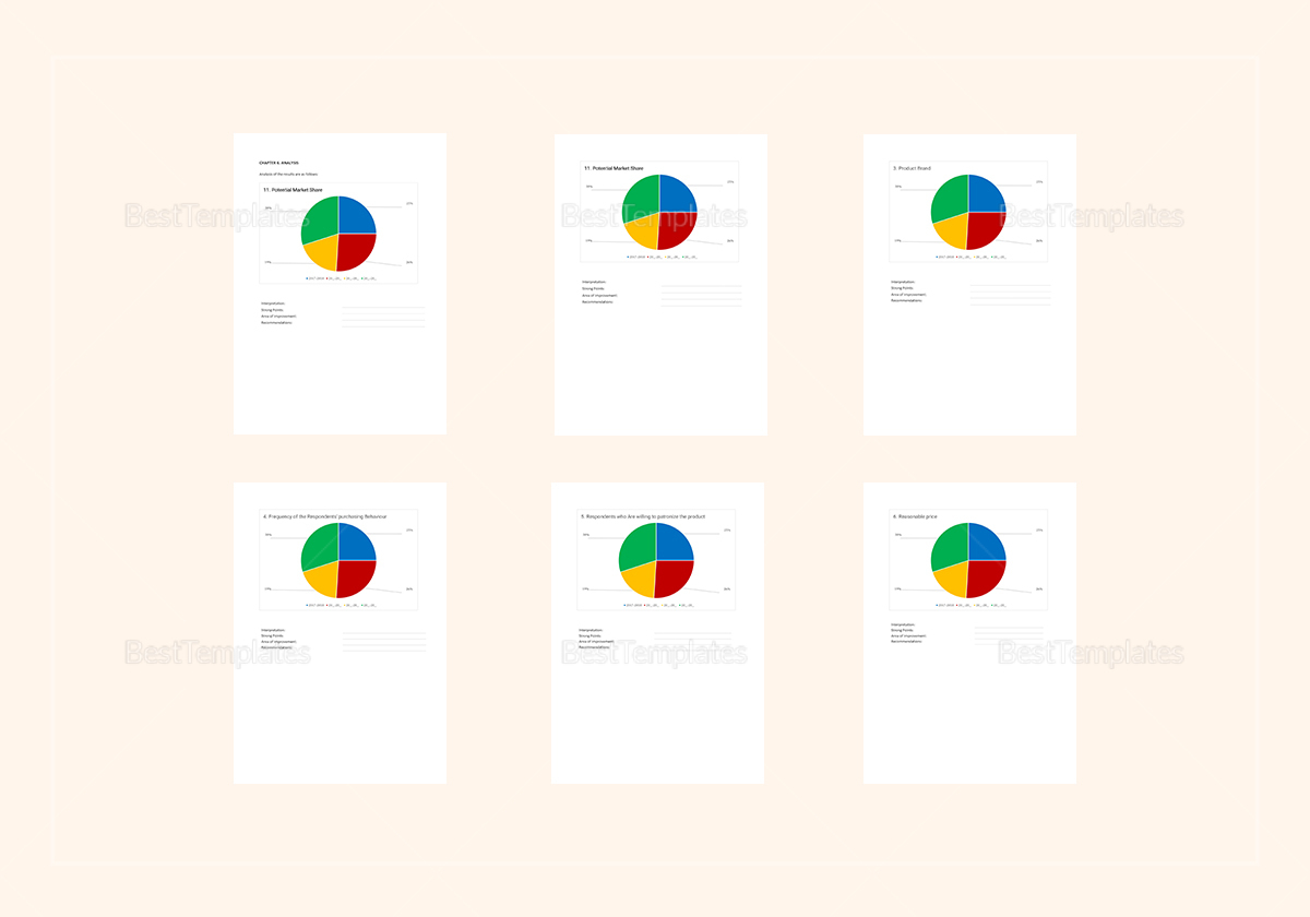 Marketing Analysis Report Template in Word, Apple Pages
